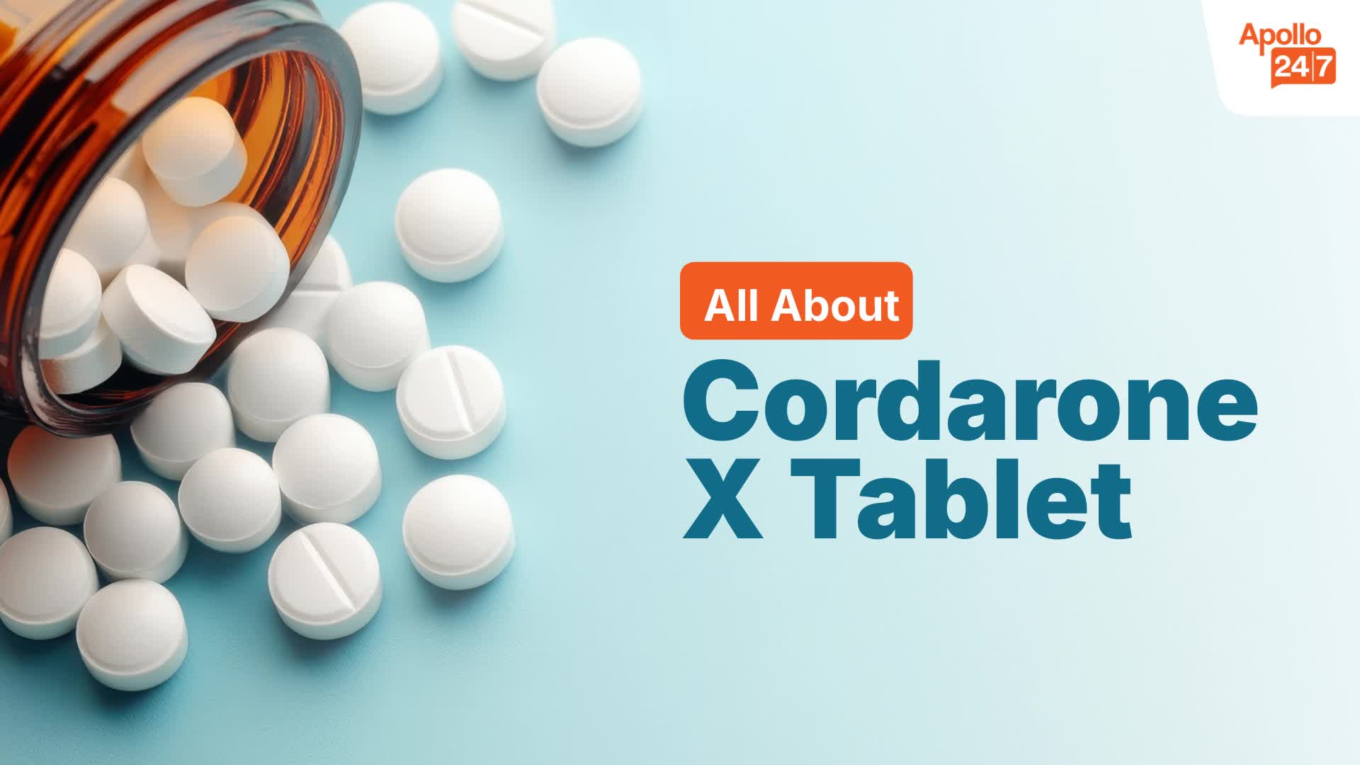 Cordarone X Tablet | Uses, Side Effects, Price | Apollo Pharmacy