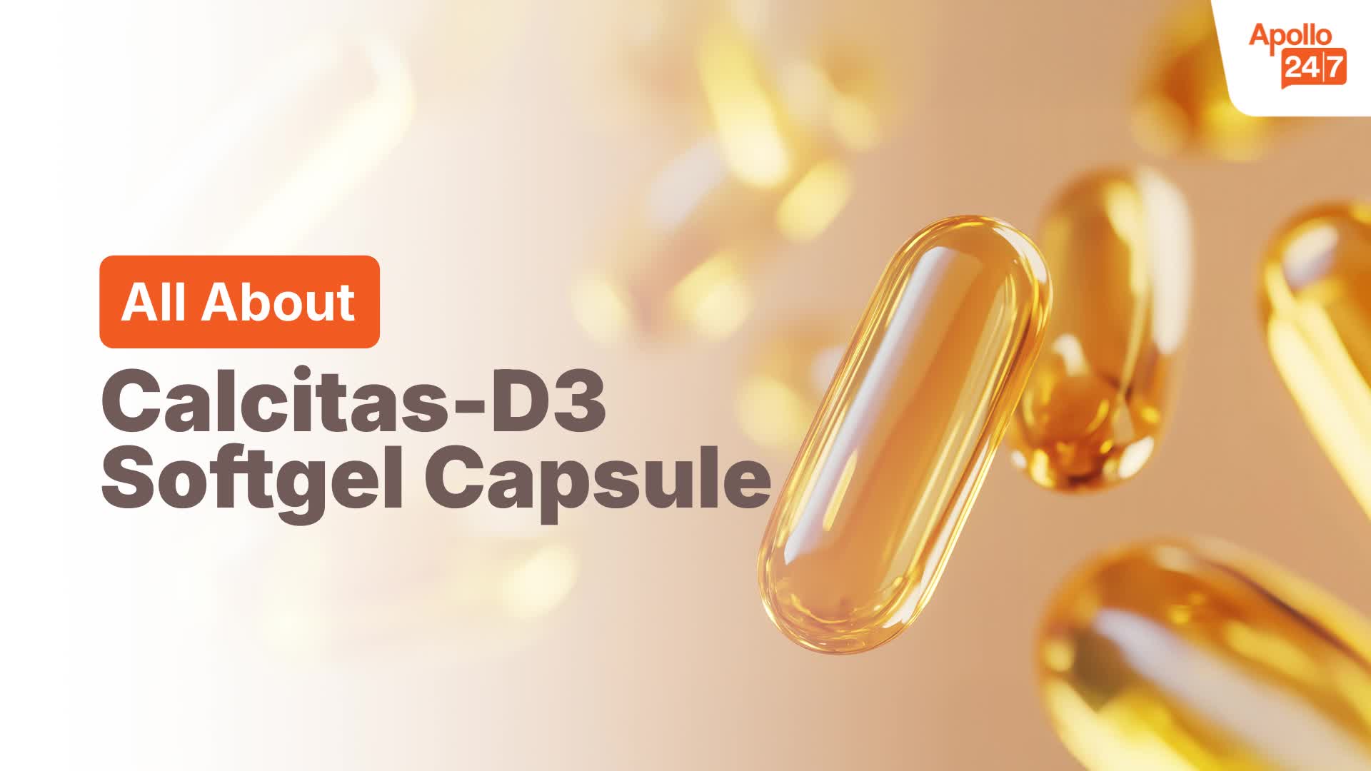 Buy Calcitas-D3 Softgel Capsule | 19 Minutes Delivery | Apollo Pharmacy