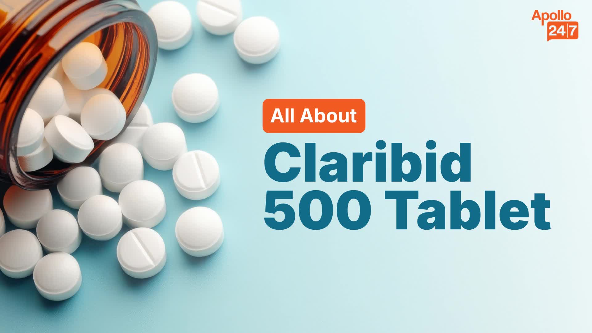 Claribid 500 Tablet | Uses, Side Effects, Price | Apollo Pharmacy