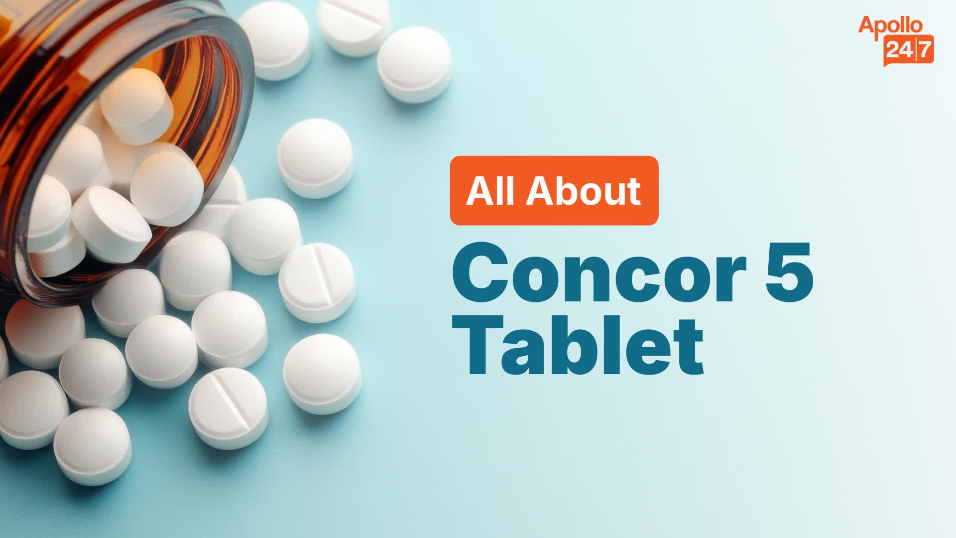 Concor 5 Tablet | Uses, Side Effects, Price | Apollo Pharmacy