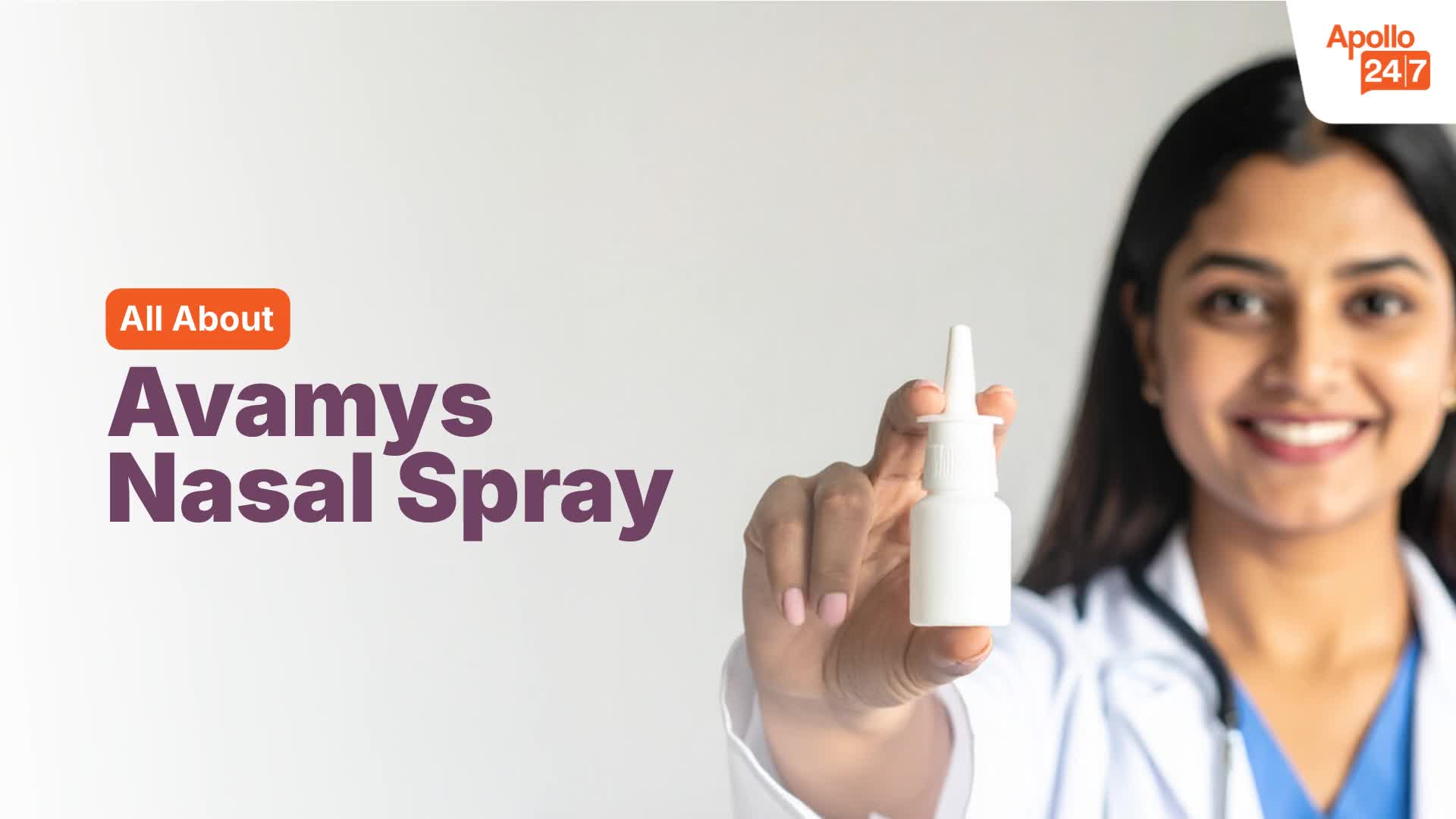 Avamys Nasal Spray | Uses, Side Effects, Price | Apollo Pharmacy