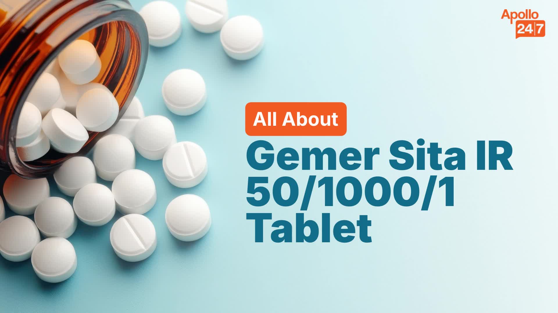 Gemer Sita IR 50/1000/1 Tablet | Uses, Side Effects, Price | Apollo ...