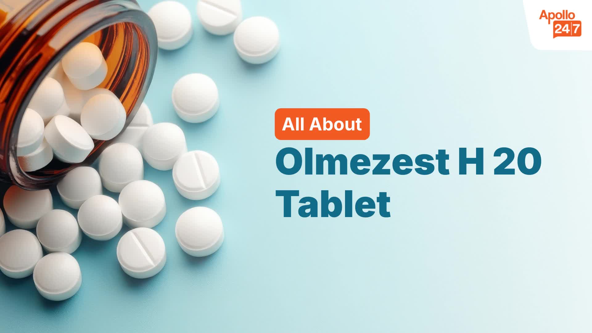Olmezest H 20 Tablet | Uses, Side Effects, Price | Apollo Pharmacy