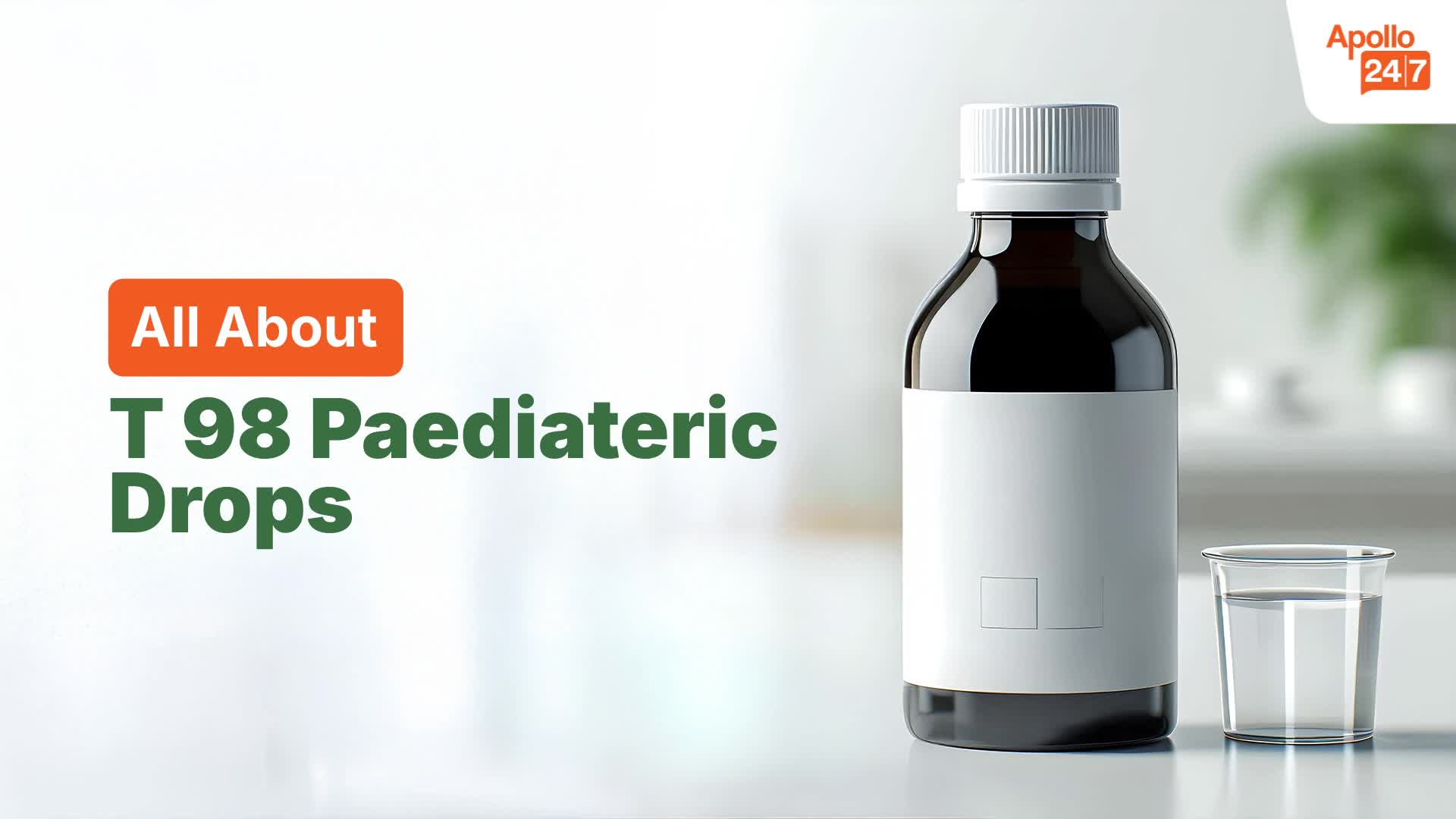 T 98 Paediateric Drops | Uses, Side Effects, Price | Apollo Pharmacy