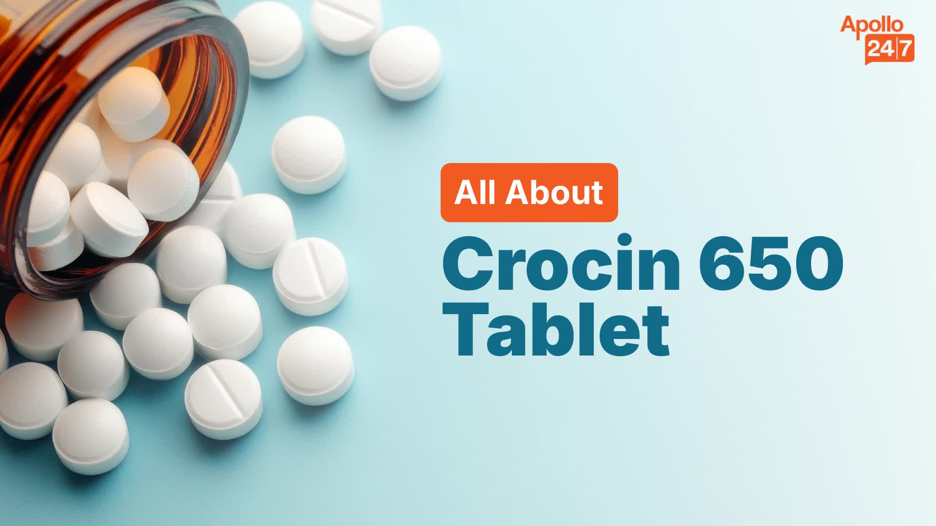 Buy Crocin 650 Tablet | 19 Minutes Delivery | Apollo Pharmacy