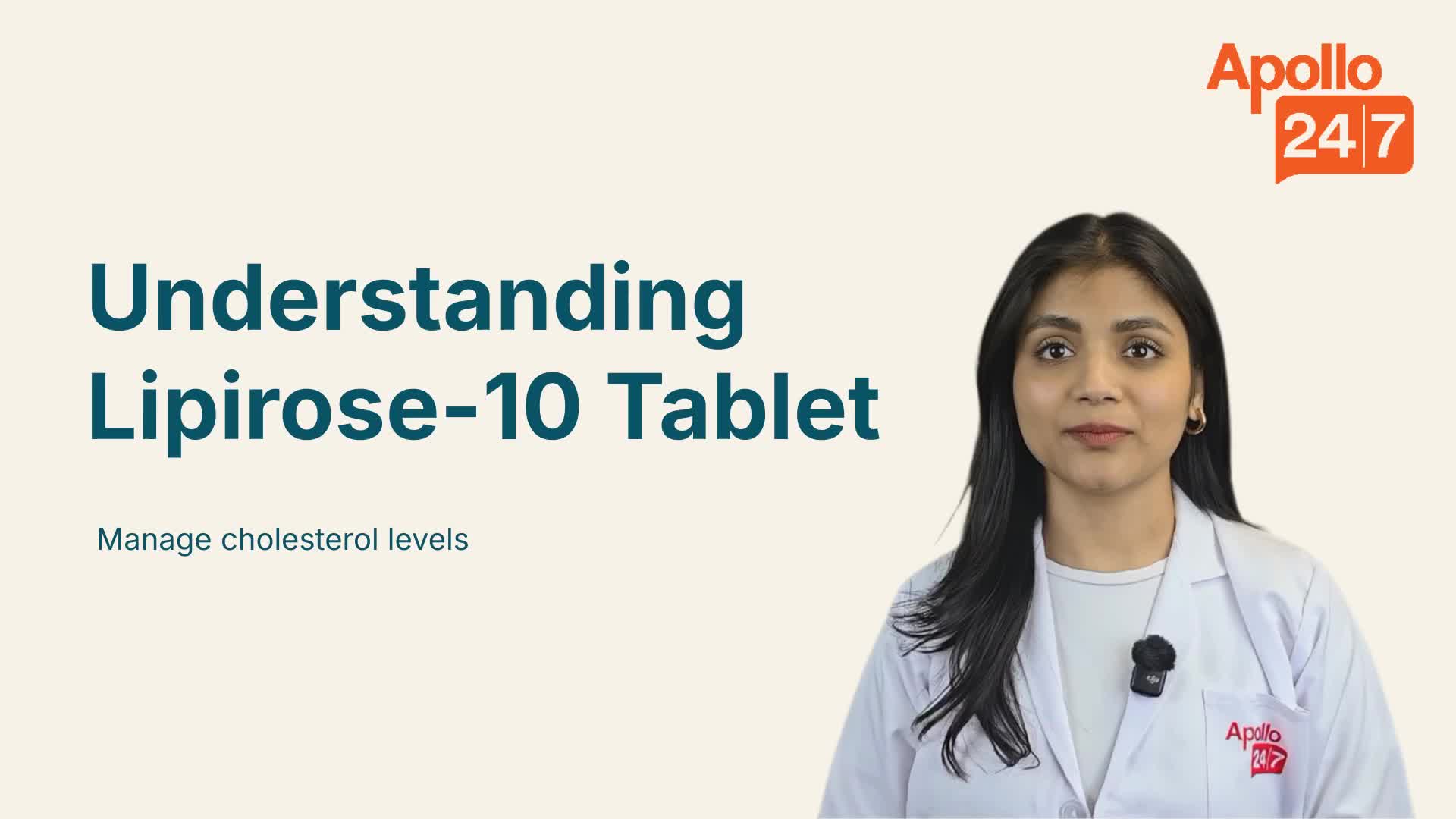 Lipirose-10 Tablet | Uses, Side Effects, Price | Apollo Pharmacy